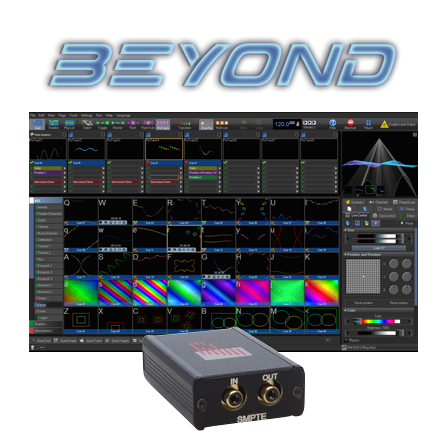 Timecode Laser Shows using BEYOND software | Pangolin Laser Systems