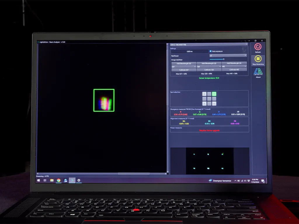 Beam Analyzer Measurement Device | Pangolin Laser Systems